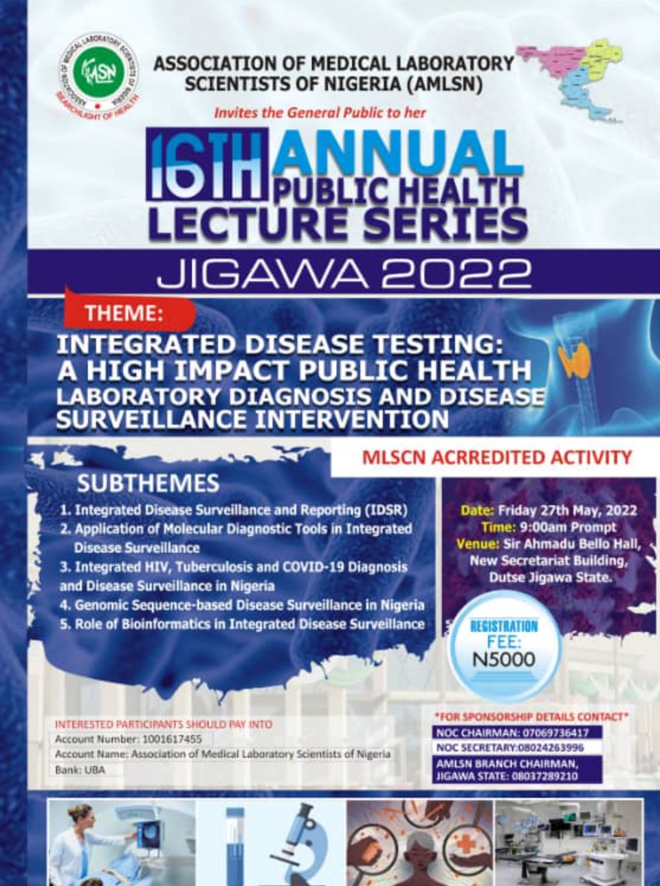 Jigawa 2022: AMLSN 16th Annual Public Health Lecture & NEC Meeting